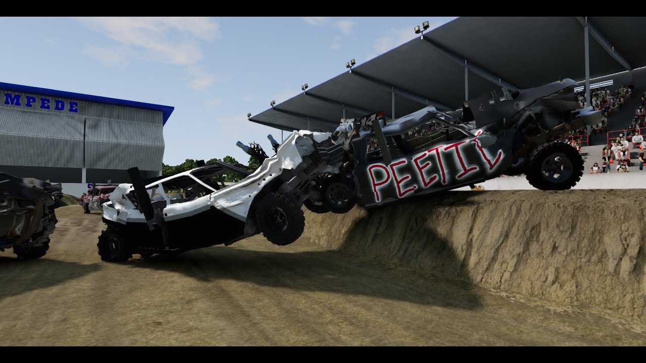 BeamNG derby Semi-Stock Full-size - YouTube