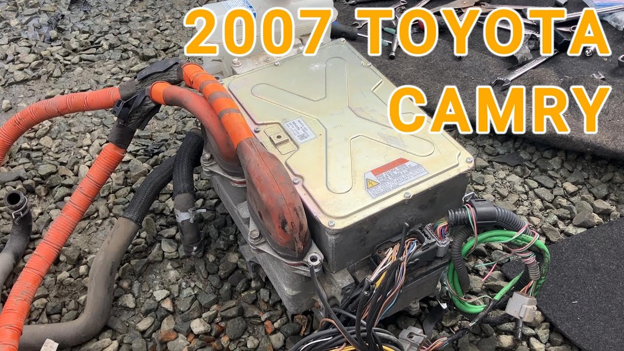 2007 Toyota Camry Hybrid Pick N Pull Inverter Extraction - YouTube