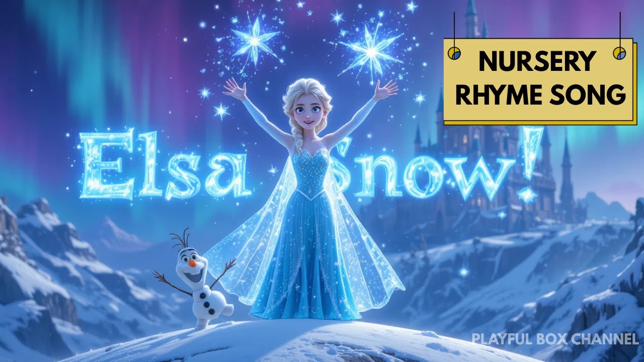 Elsa Queen of Snow | Frozen Disney Inspired Song for Nursery Kids ...