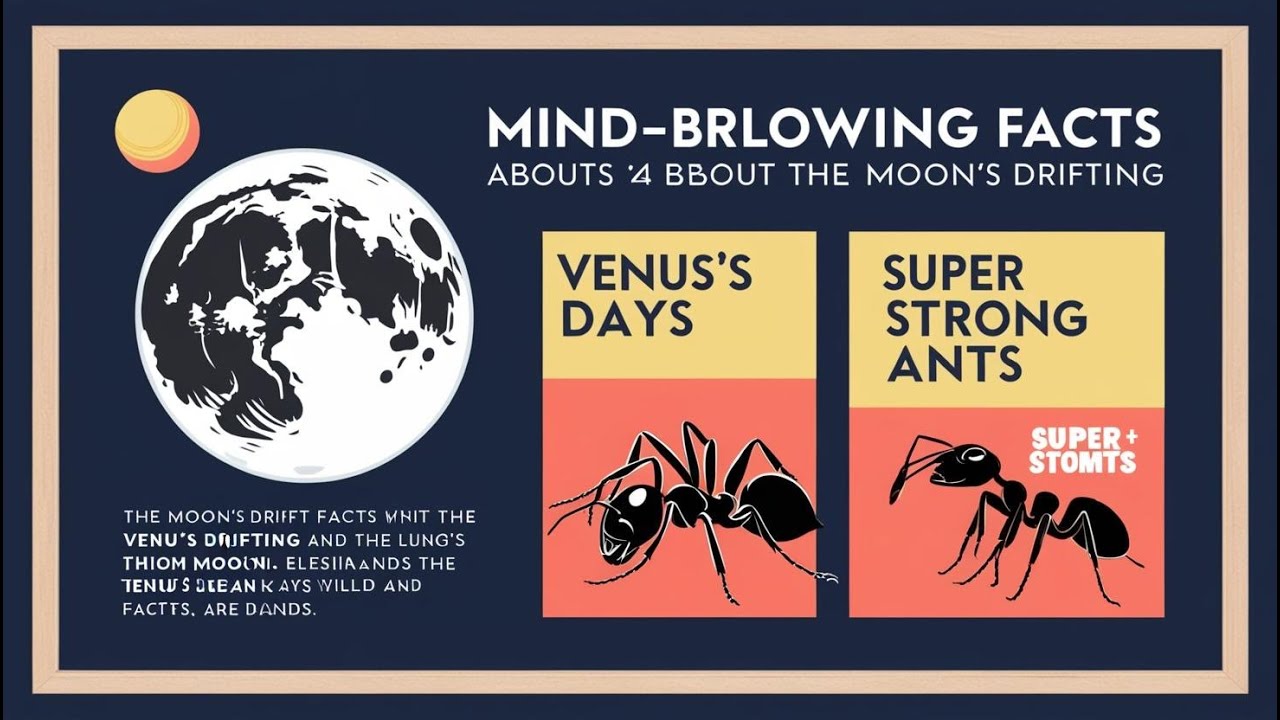 Mind Blowing Facts Moon Drifting, Venus Days, and Super Strong Ants ...