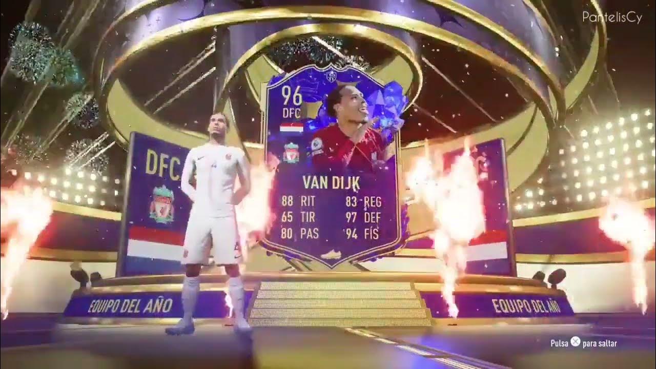 Van Dijk 96 TOTY Walkout - FIFA 23 Pack - YouTube