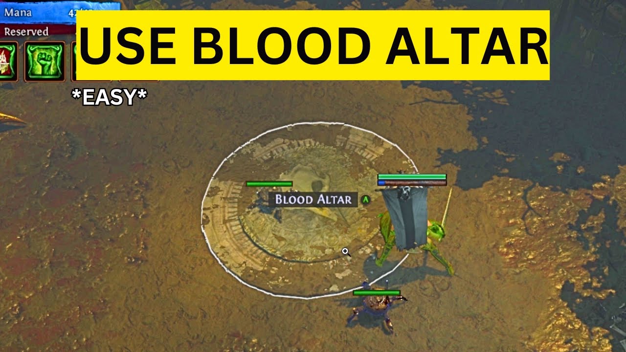 How To Use Blood Altar in Path of Exile(EASY) - YouTube