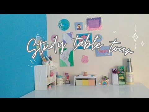 My study table tour #study #aesthetic - YouTube