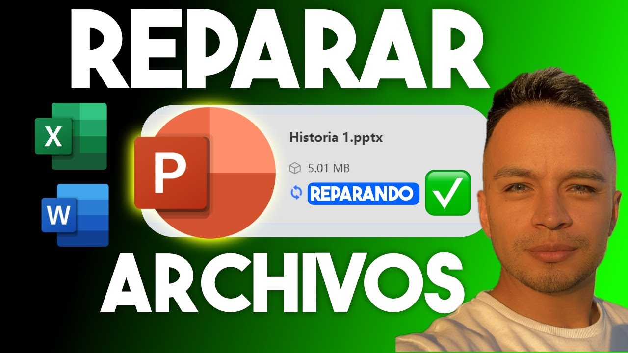 3 Formas: REPARAR Archivos Dañados o corruptos de Excel, Word y PowerPoint (2024) - YouTube