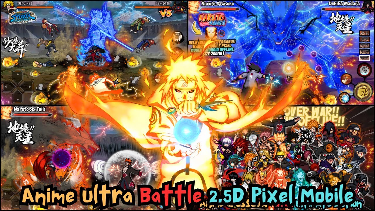 RELEASE‼️ ANIME CrossOver Ultra Battle (2.5D) Pixel Mobile Android ...