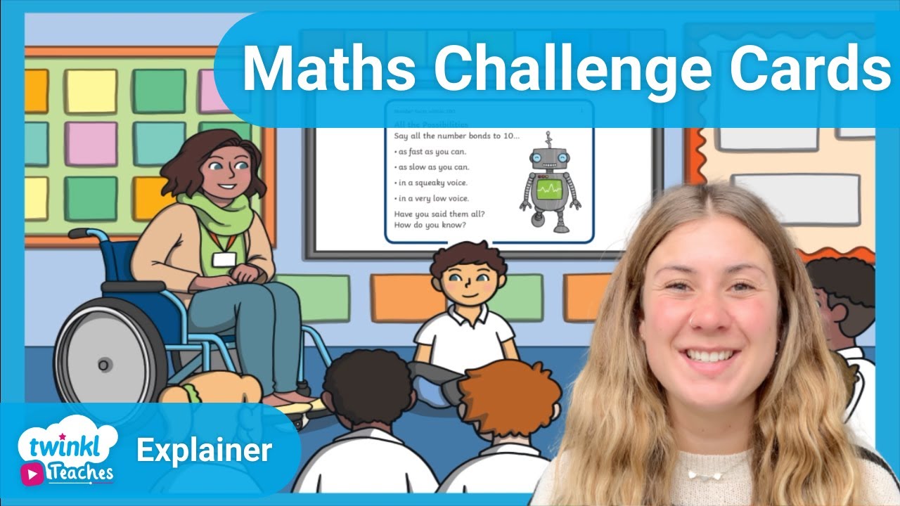 Fun Maths Challenge Cards for KS1 - YouTube