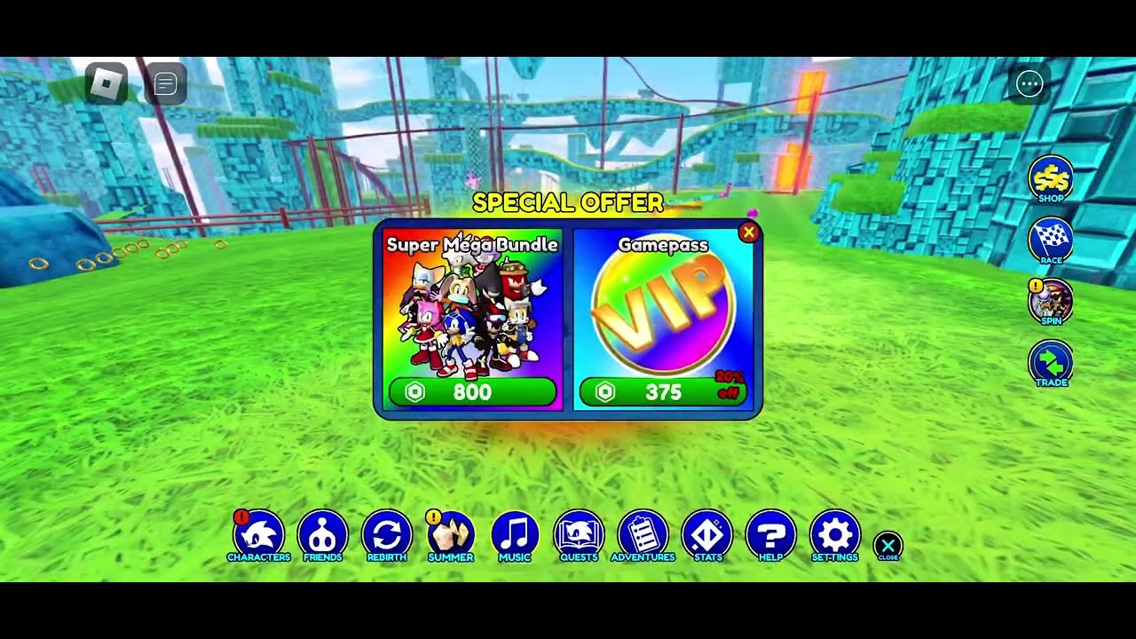 Roblox: Sonic Speed Simulator: Gemerl quest: finished Quest - YouTube
