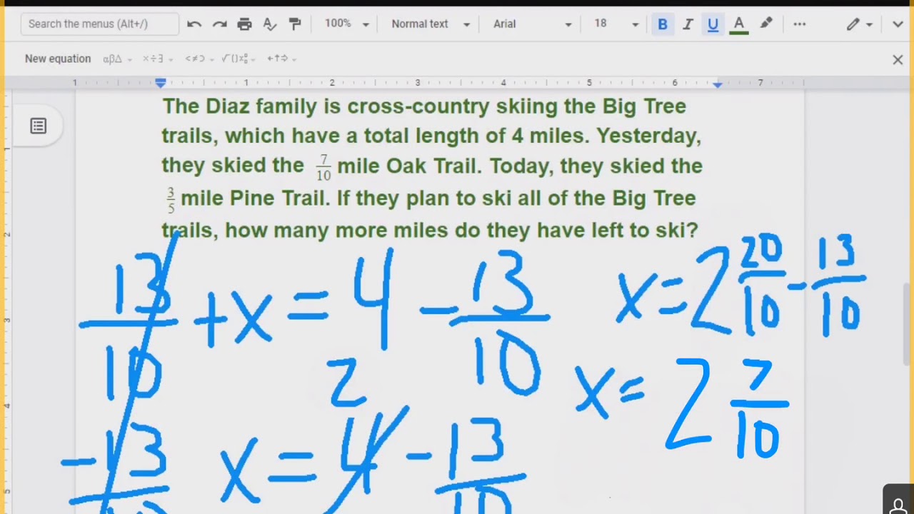 6.10 Problem Solving: Practice Addition and Subtraction - YouTube