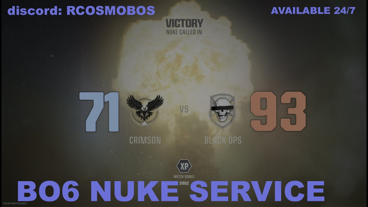 BO6 Nuke Service - YouTube