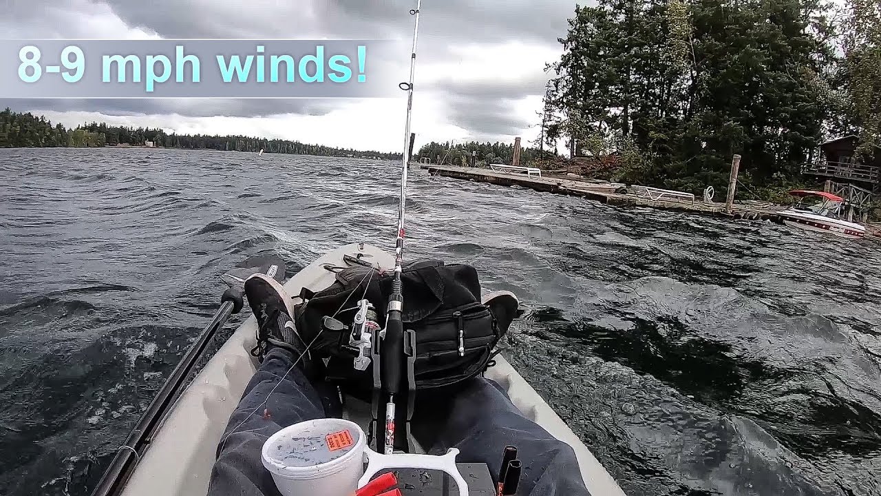 What Does 8 9 Mph Winds On Kayak Feels Like On American Lake WA YouTube