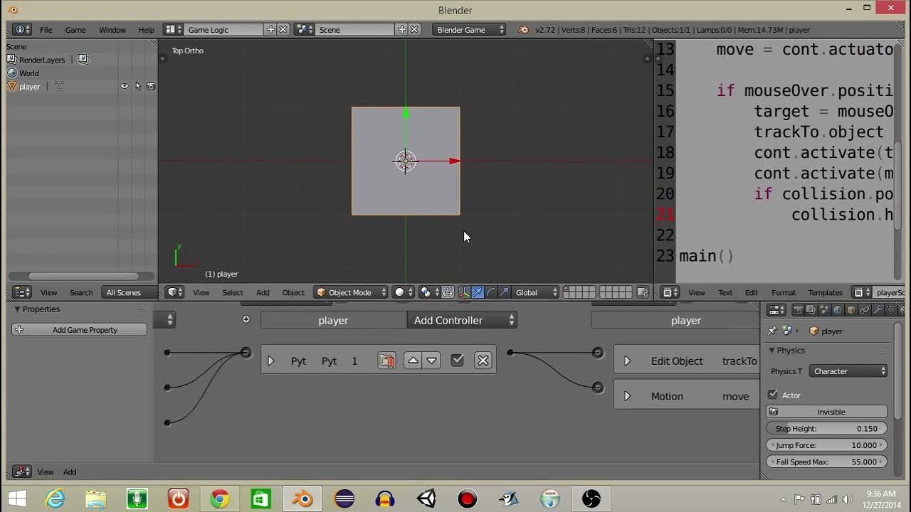 UPBGE - Tracking To MouseOver Object - YouTube