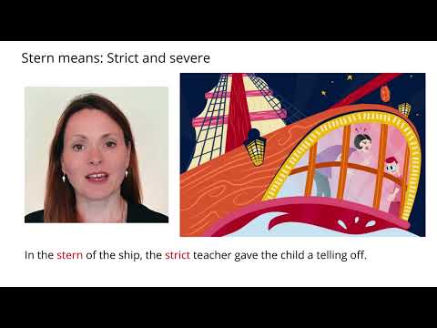 Remember Meaning Of Stern Using Pictures and Mnemonics