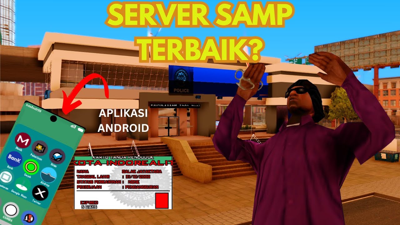 SERVER GTA SAMP ANDROID/PC FULL FITUR FIVEM? | REVIEW SERVER GTA SAMP ...