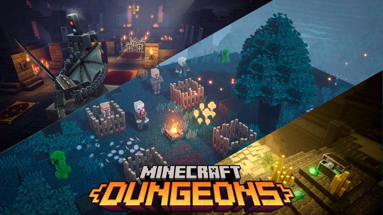 Random minecraft dungeons content - YouTube