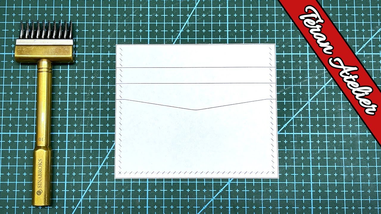 Stitching Holes for Leather Patterns (CAD) - YouTube