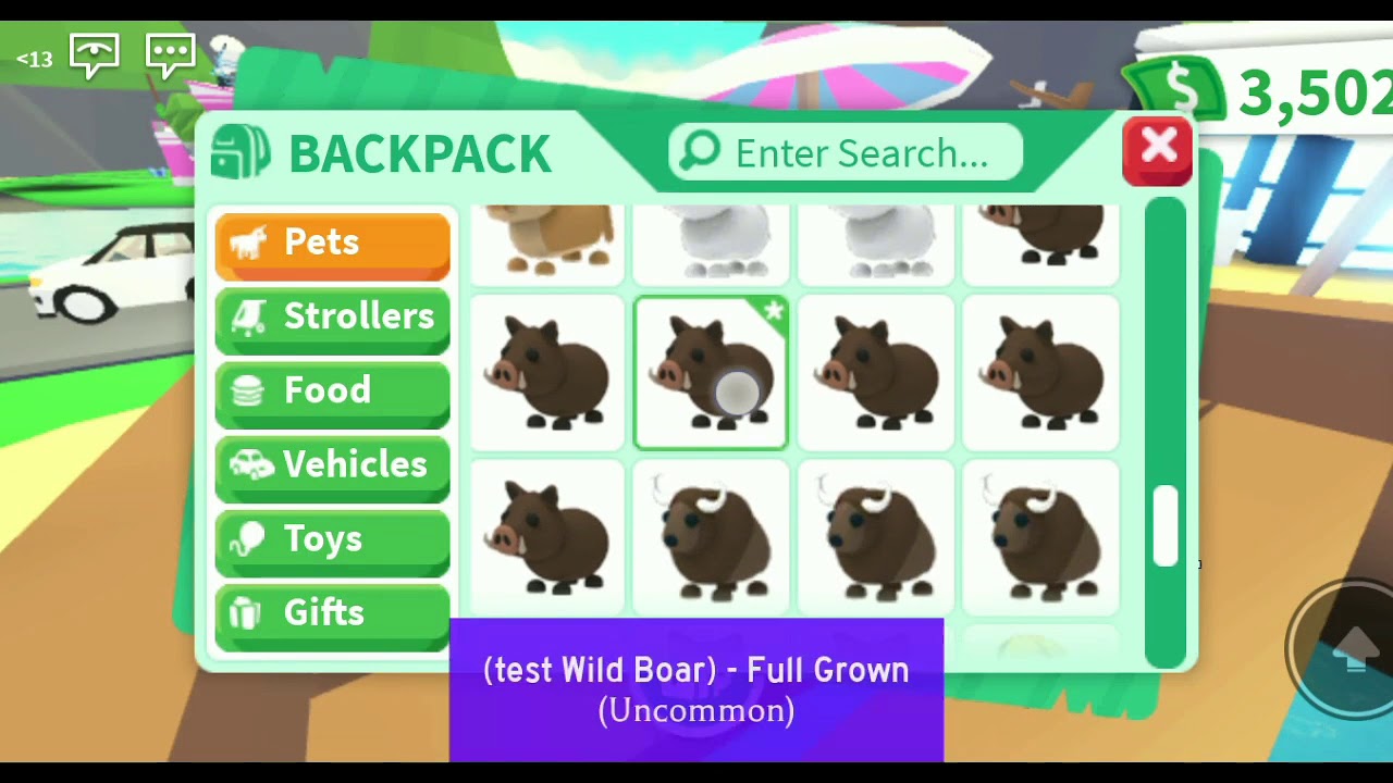 Making a neon wild boar in Roblox adopt me!! - YouTube