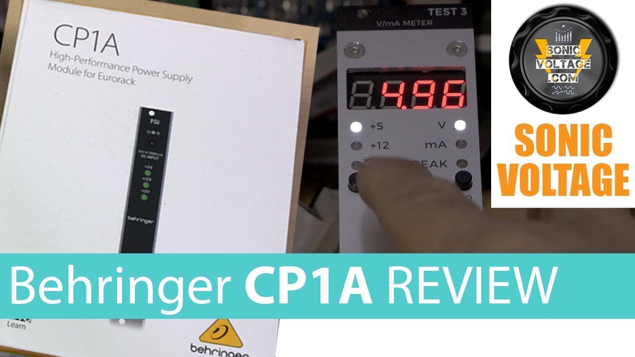 Behringer CP1A Eurorack PSU REVIEW. Modular Synth Power Supply Module - YouTube