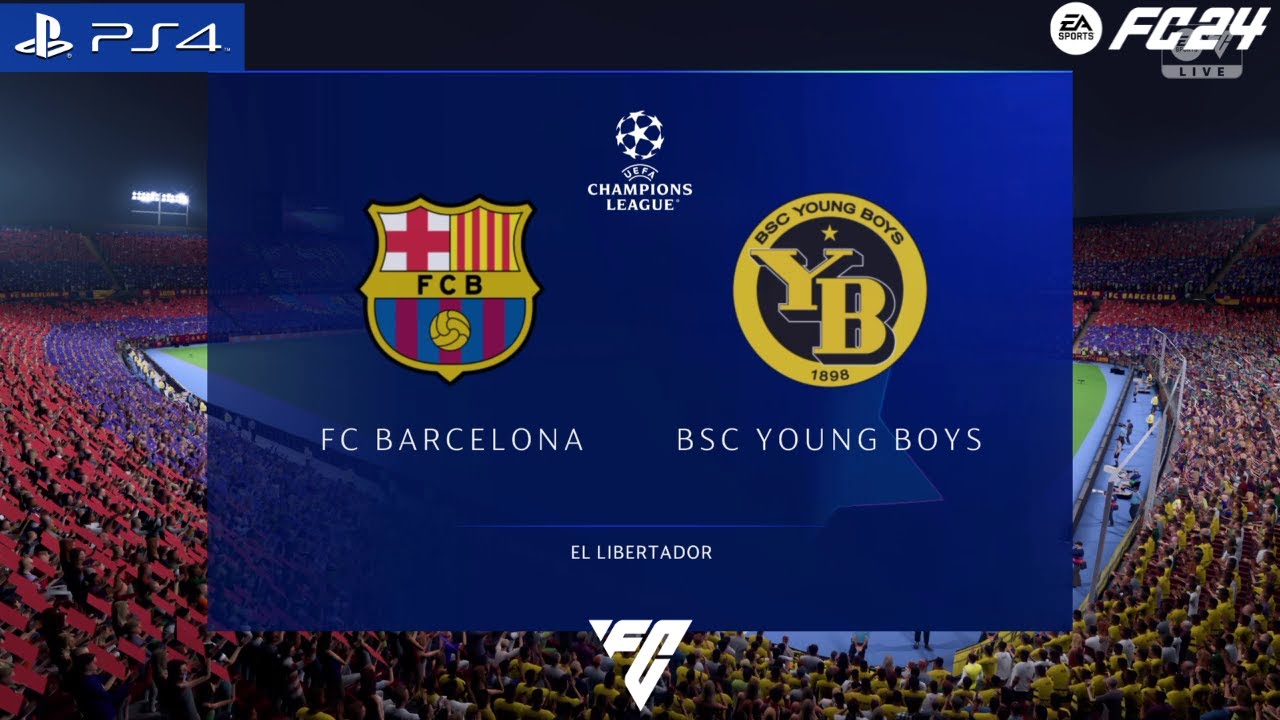 FC 24 | FC Barcelona VS BSC Young Boys | UEFA Champions League - YouTube