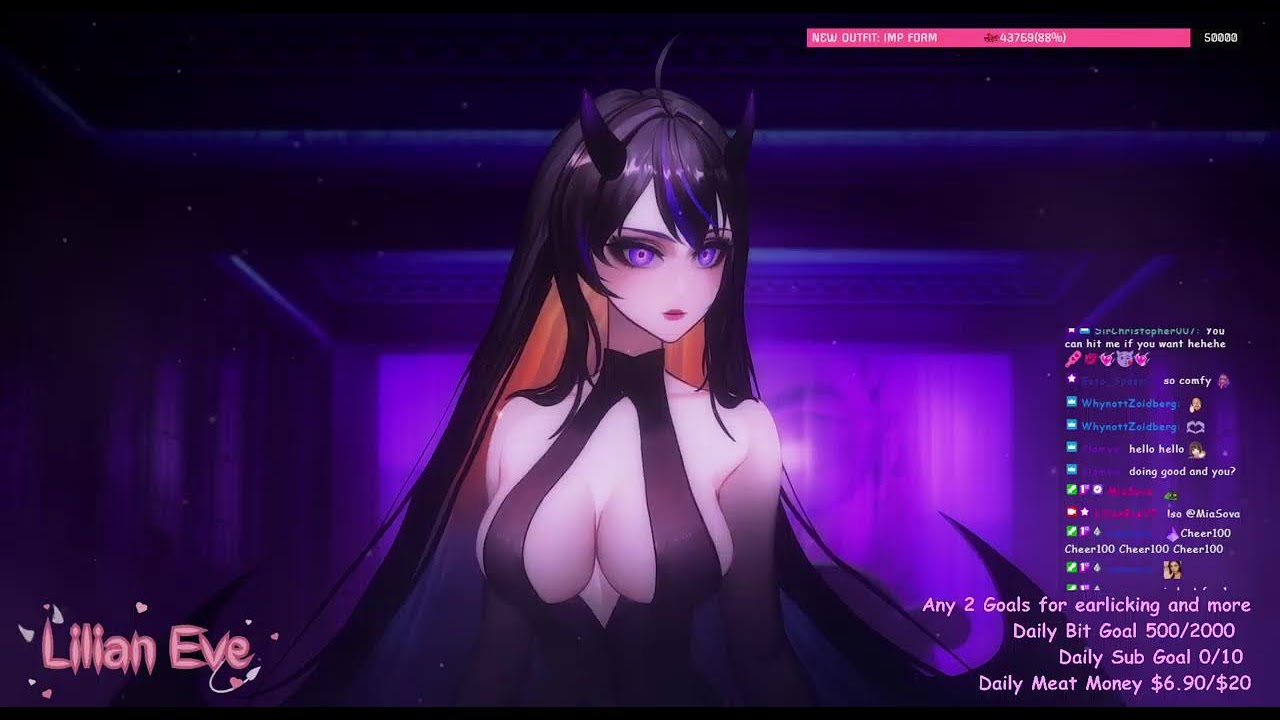 【ASMR/雑談 3dio】 Lilian Eve 【 VTuber 】ASMR Live Stream - being super mean then giving you kisses ...