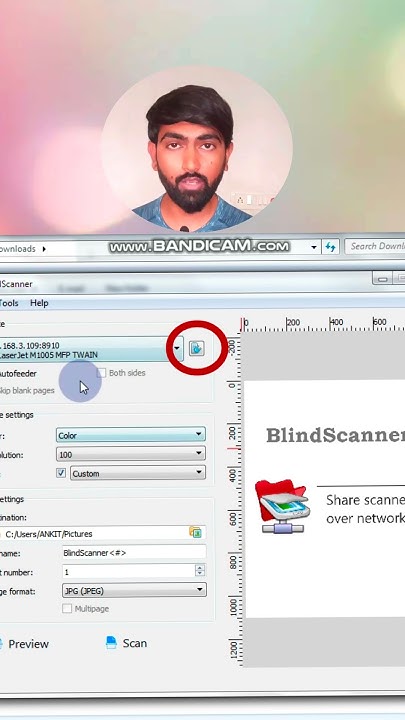 How to share scanner to another computer | blindscanner | share scanner on network - YouTube