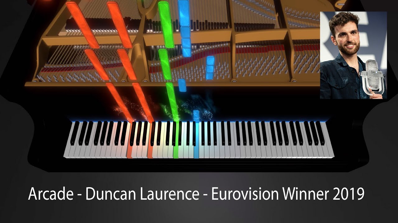 Arcade - Duncan Laurence - Eurovision Songcontest Winner 2019 - Piano ...