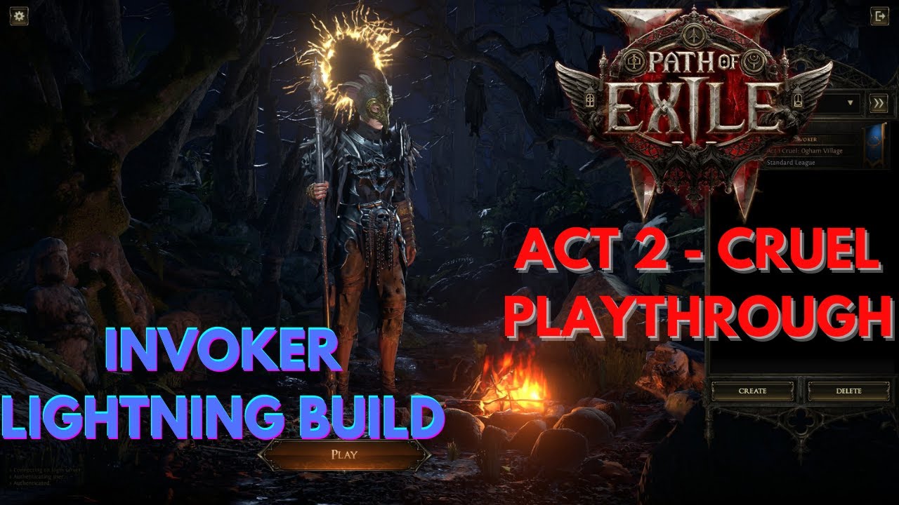 Cruel Difficulty Act 2 (Part 1) | Lightning Monk Build Invoker Gameplay ...