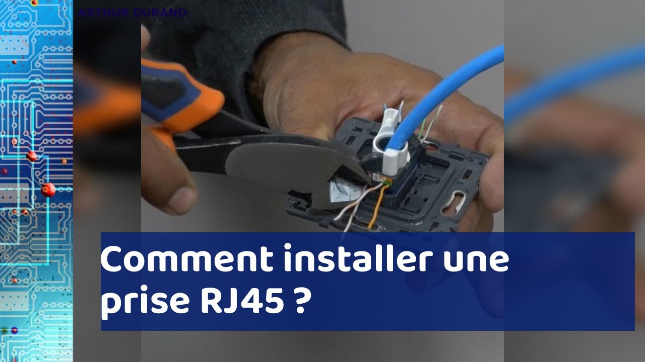 Installer une prise RJ45 : un tutoriel pour le faire vous-même - YouTube