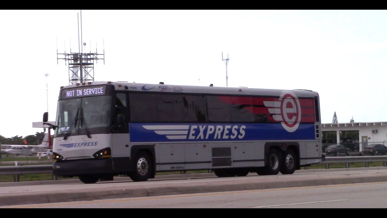 Broward County Transit bus action around the city 2021 edition. - YouTube