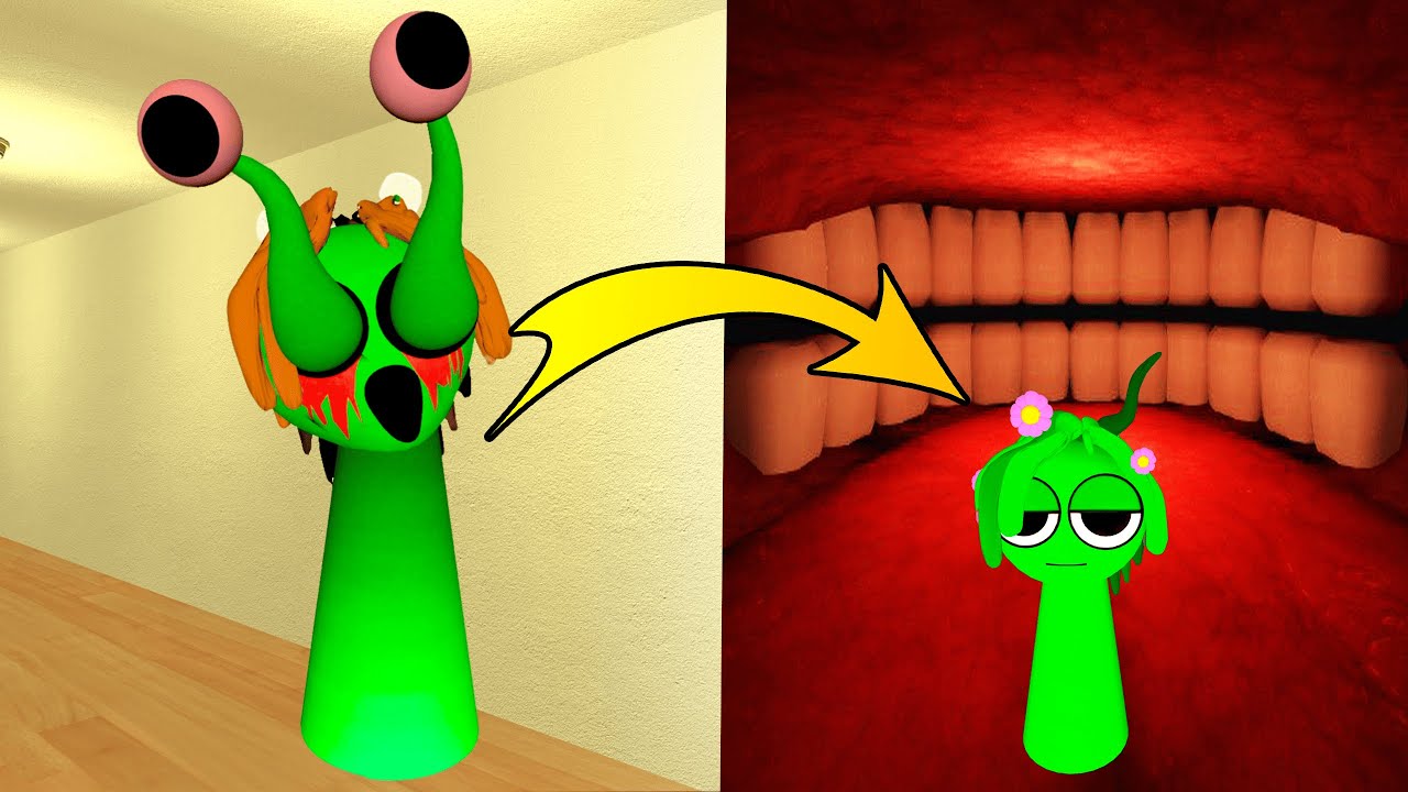 Will I Be Able Go Get Inside The Horror Green Sprunki To Save Baby ...