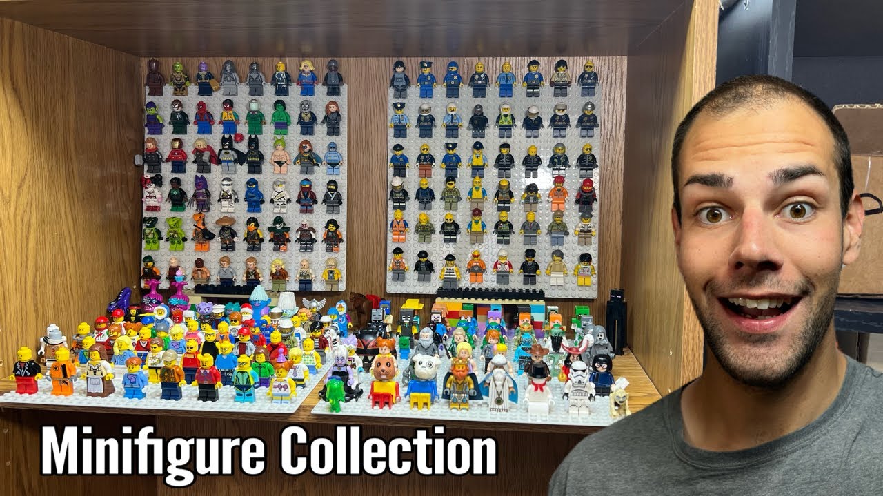 Displaying my lego minifigures collection - YouTube