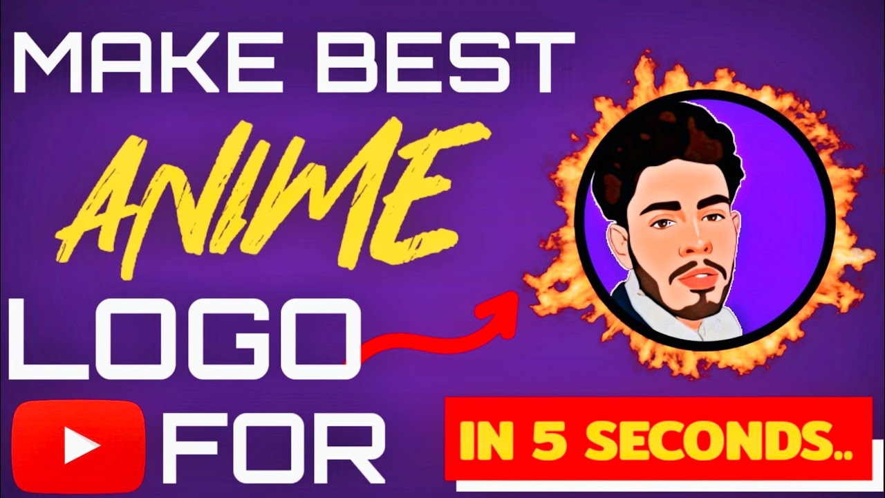 How To Make Anime Logo For YouTube Channel 2021 | Convert Normal Image ...