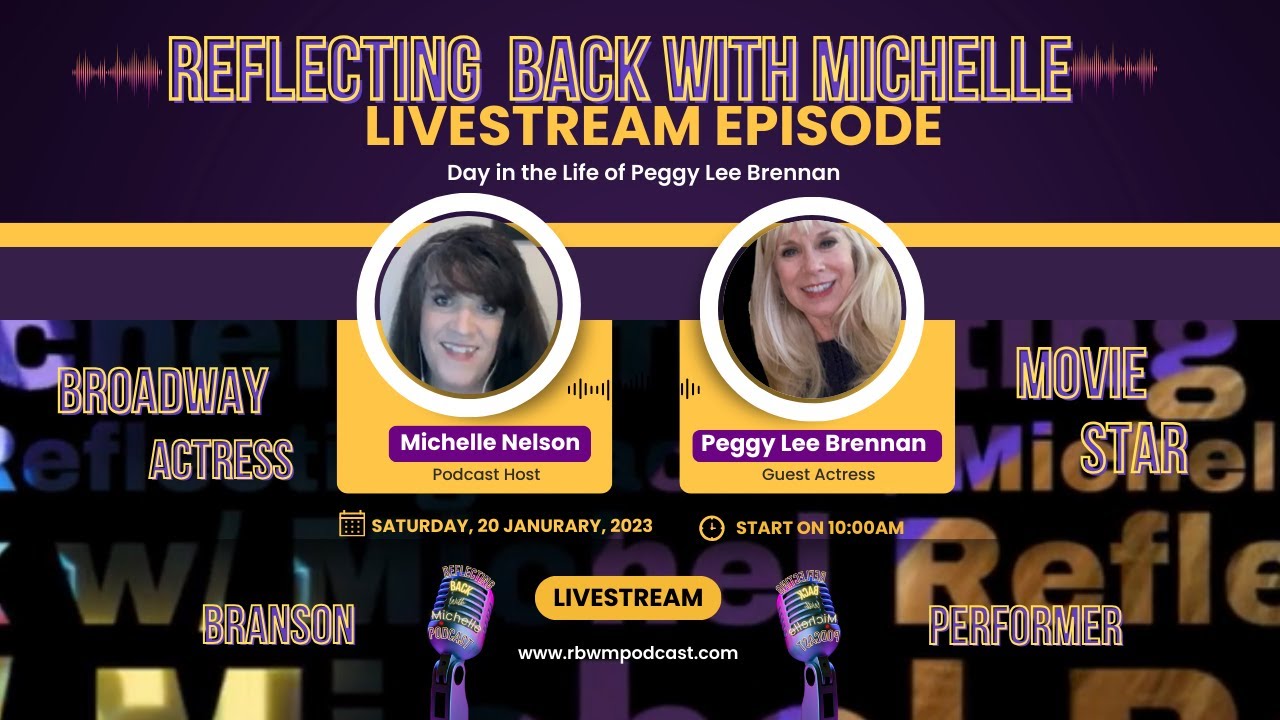 Special Livestream Interview With Actress Peggy Lee Brennan Youtube 8150