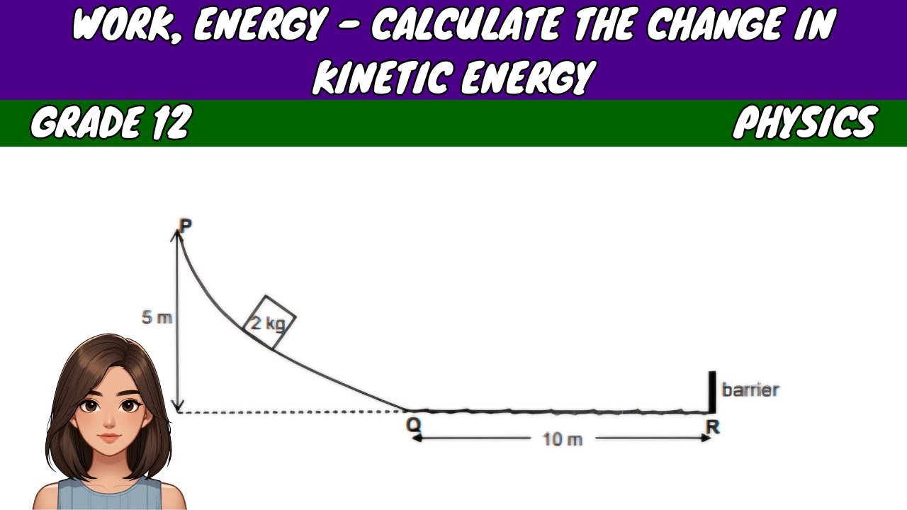 Work, Energy - Calculate the Change in Kinetic Energy (Grade 12 Physics ...