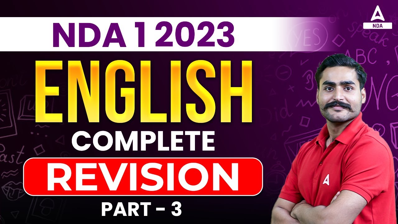 NDA 1 2023 | Complete NDA English Revision For NDA 2023 Preparation ...