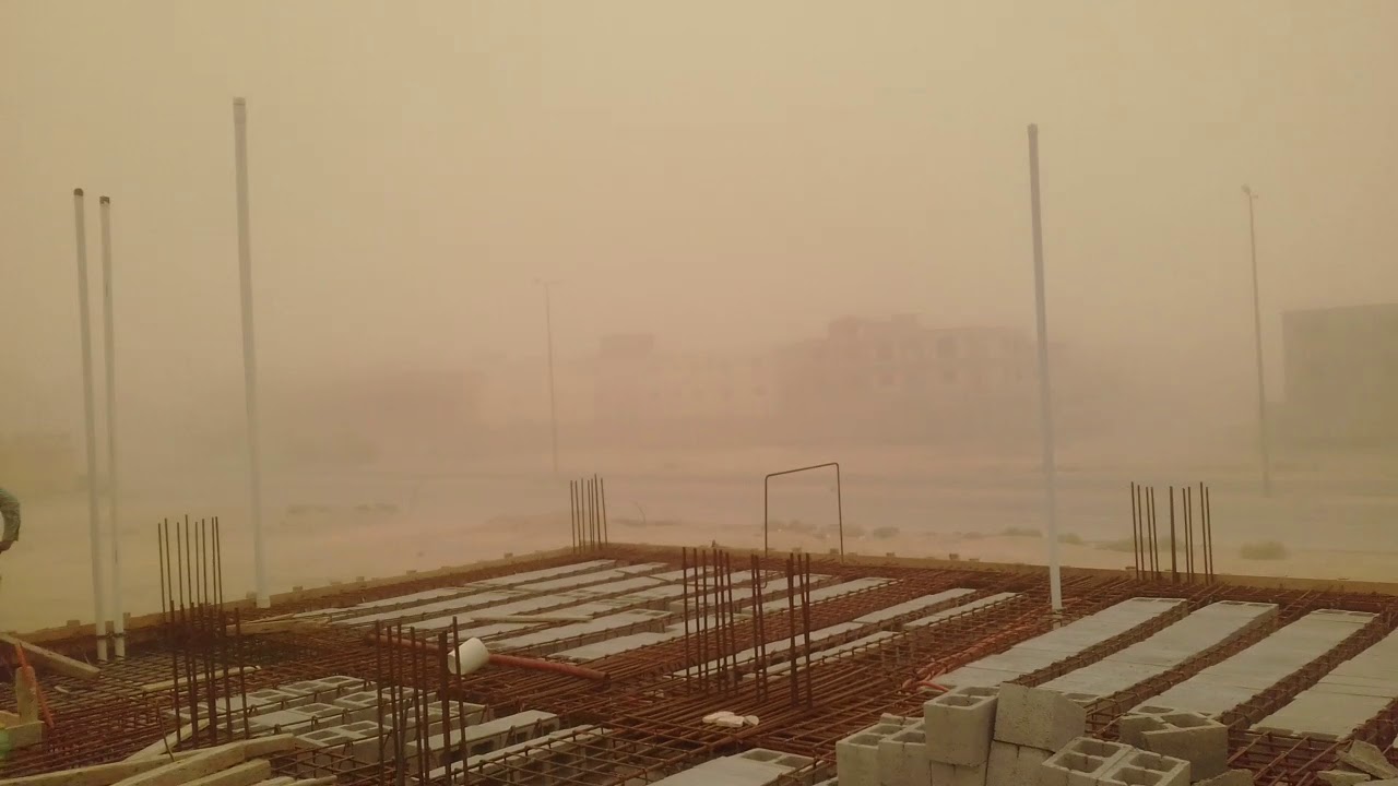 dust storm in Saudi arab - YouTube