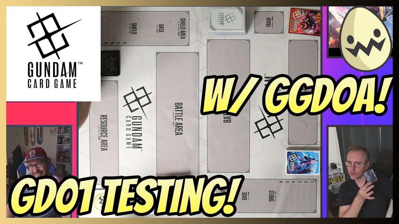 Gundam Card Game: GD01 Testing with @ggDoA - YouTube