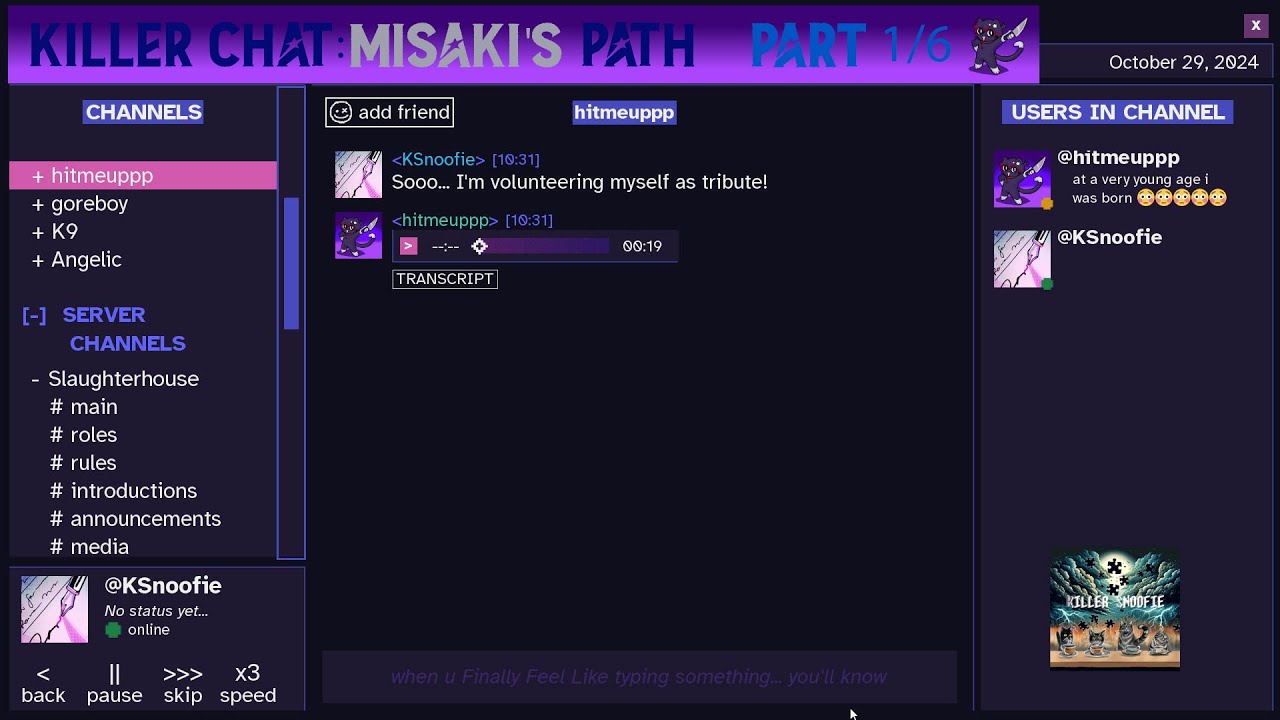Killer Chat: Misaki's Path Guide – Part 1/6 - YouTube