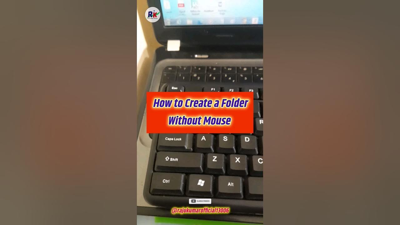 Create Folder 📂 | Without Mouse | #shortcutkeys | #shorts #viralshort #techtips #ytshorts - YouTube
