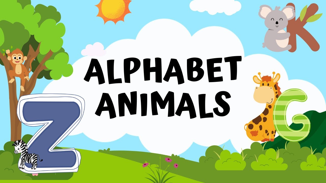 ABC Animals Alphabet | Phonics ABC Nursery Rhymes | ABC Learning with ...