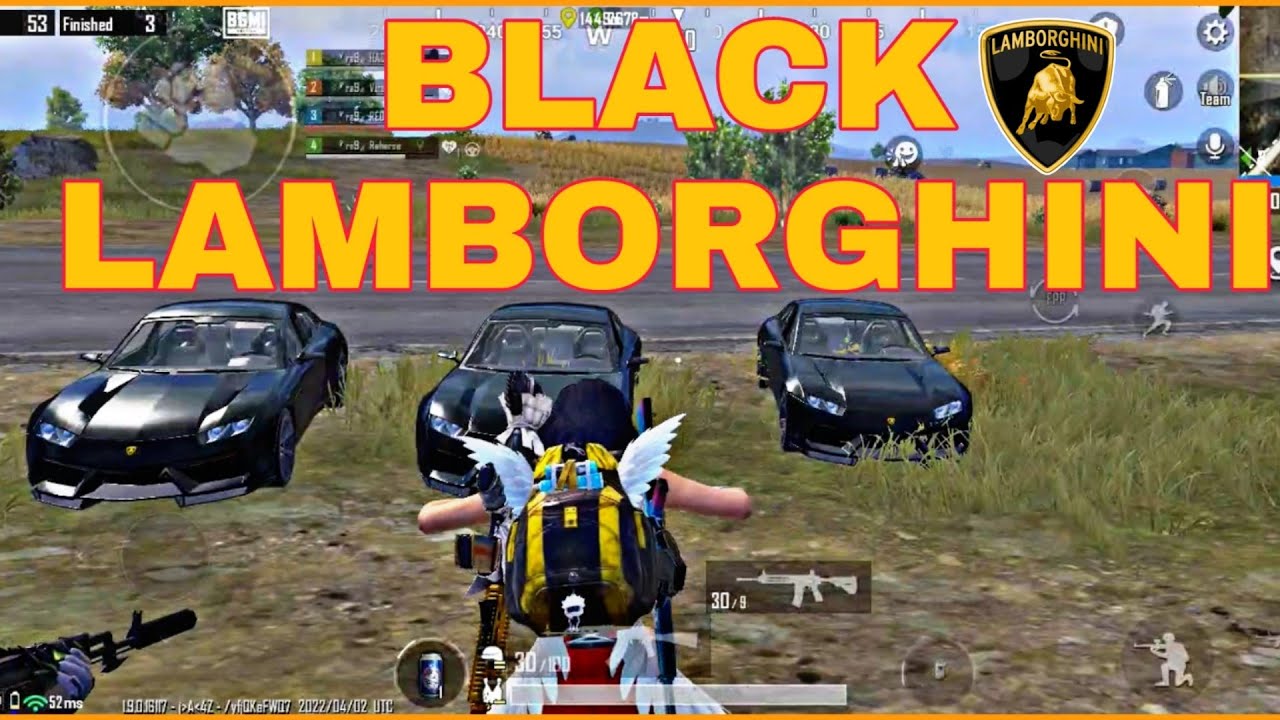 Black Lamborghini exhaust sound in Bgmi 😱 pubg - YouTube