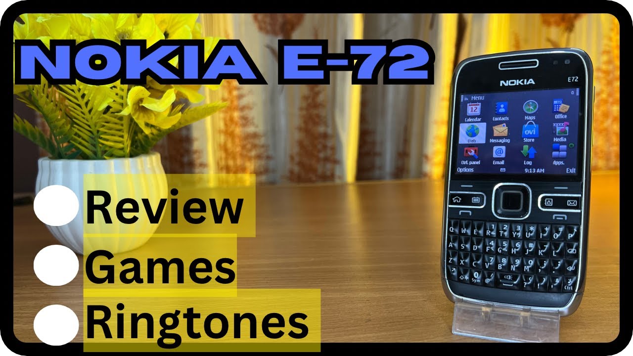 Nokia E72 review | Nokia e72 Games - YouTube