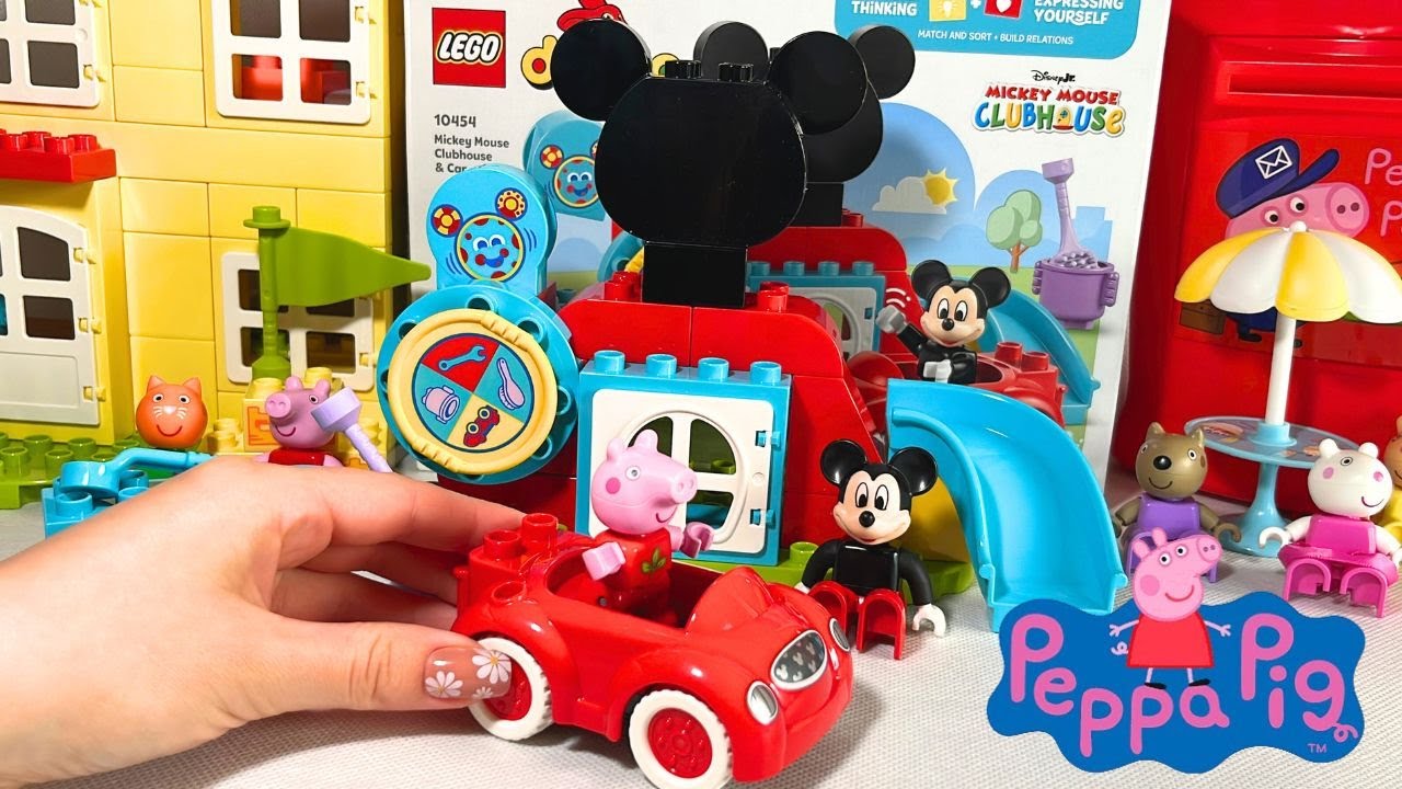What’s Inside This Mickey Mouse LEGO Set? 🐷🐭 Peppa Pig - YouTube