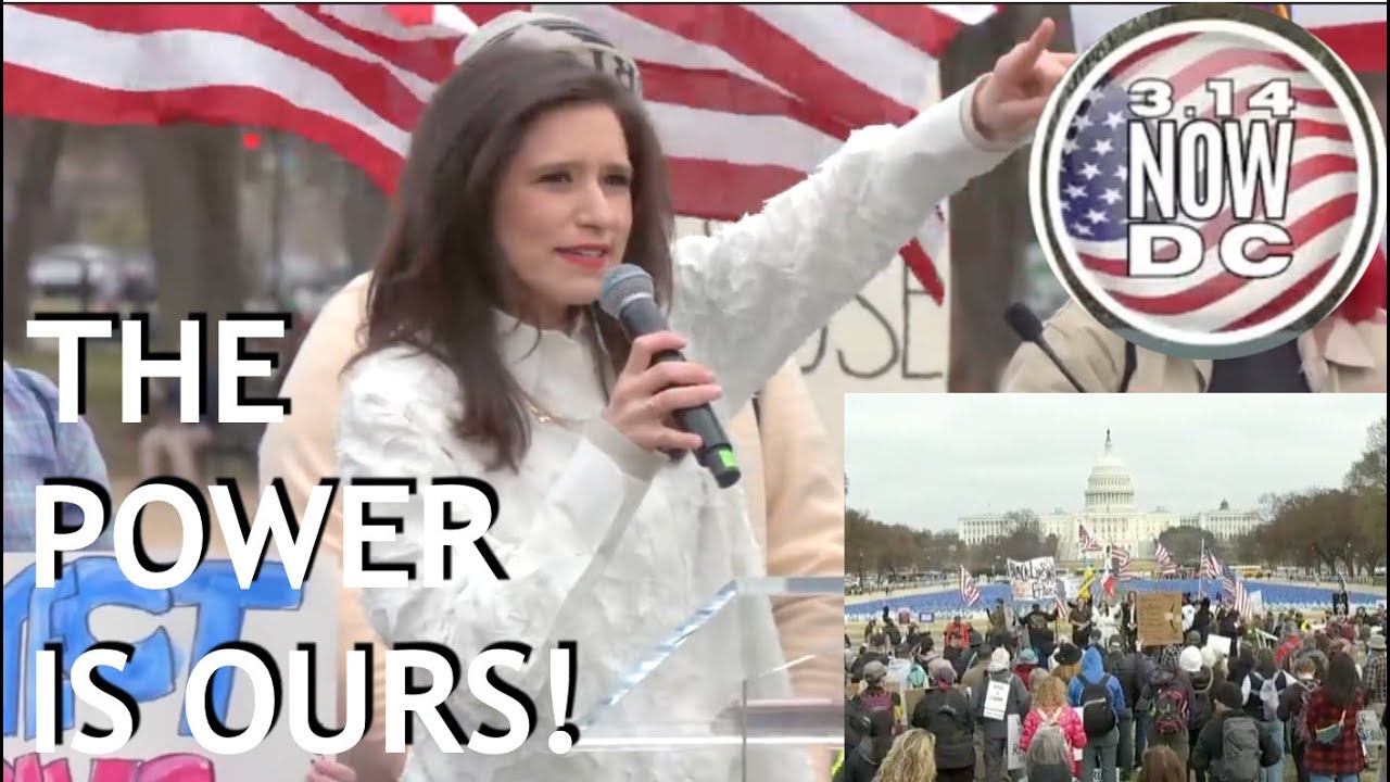 "Remove Trump NOW": Veterans March Organizer Jessica Denson FULL Speech ...
