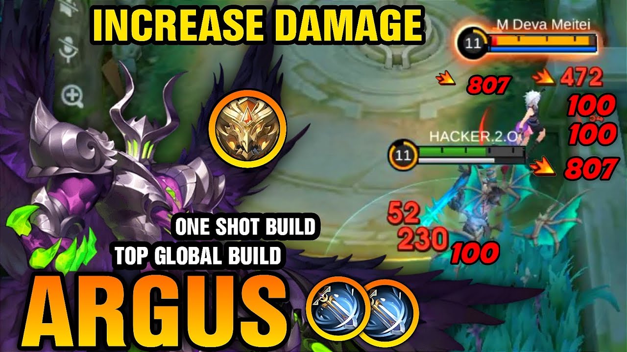 ARGUS INCREASE DAMAGE ☠️ NEW 1 HIT BUILD BRO [ SOLO RANK ] || ARGUS ...