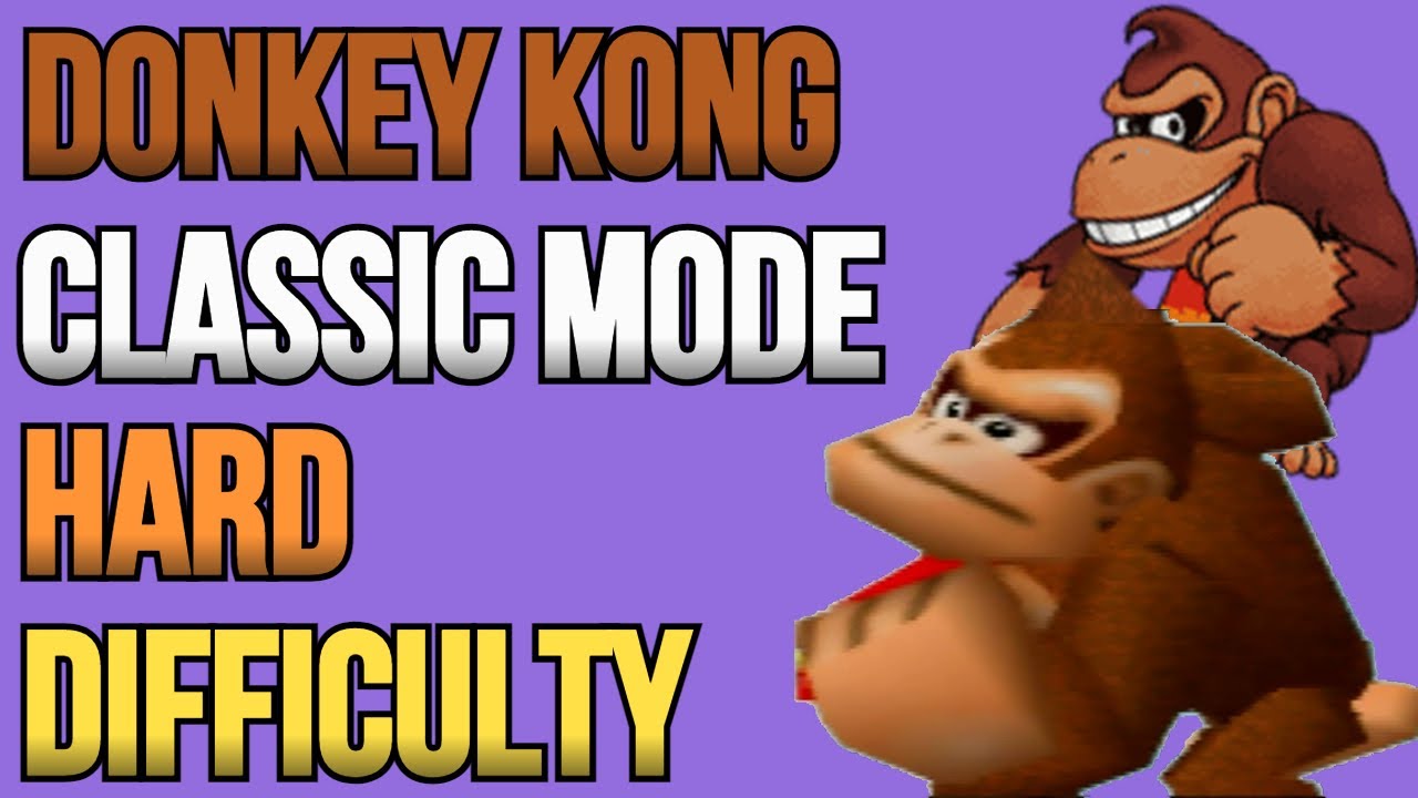 Super Smash Bros. 64 - Classic Mode - (HARD Difficulty) (Donkey Kong ...