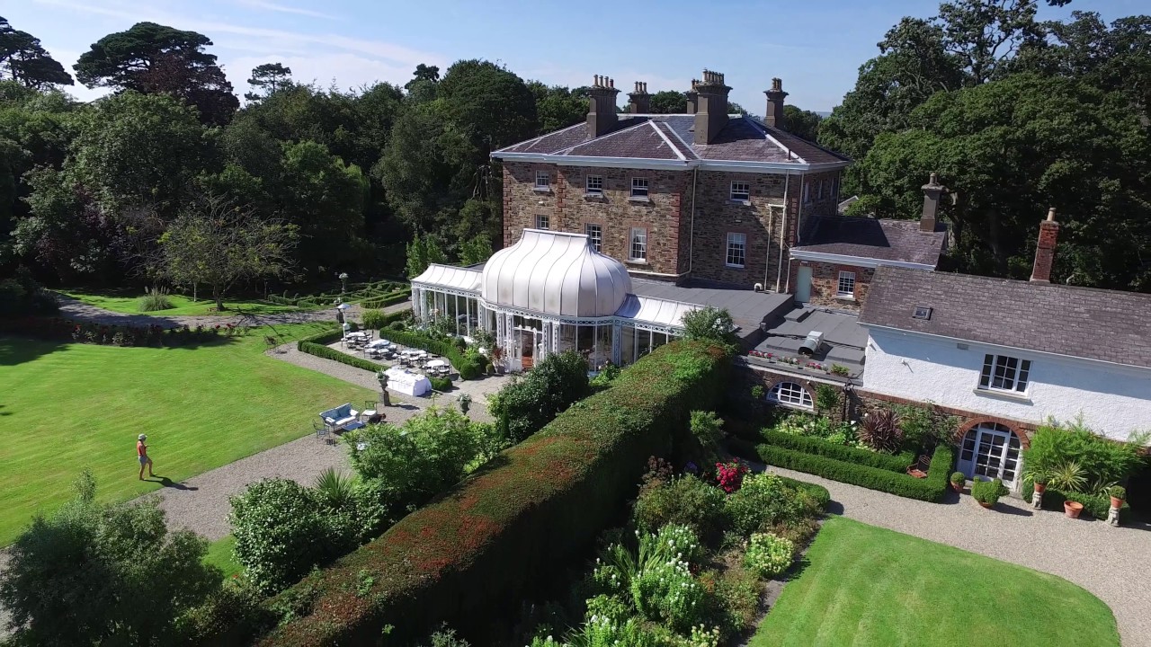 Marlfield House Hotel from the sky- aerial video - YouTube