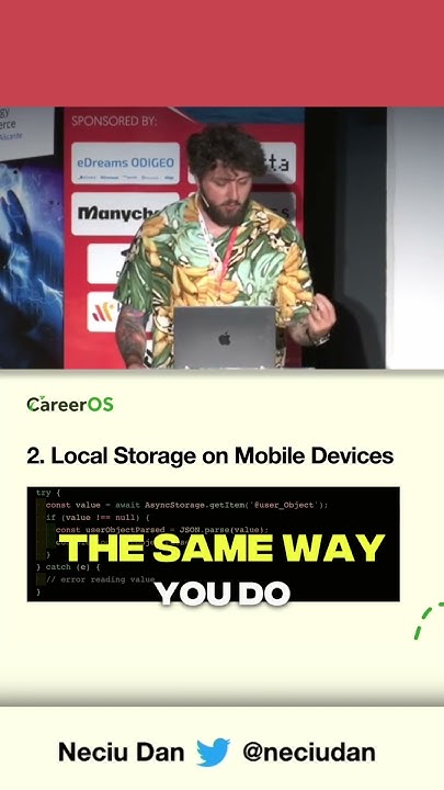 Local Storage In React Native Reactnative Reactjs Javascript Mobiledeveloper Youtube