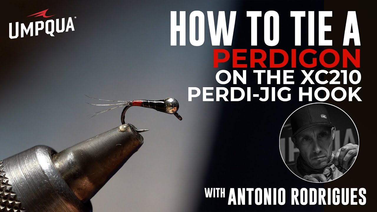 Perdigon fly tied on the XC210 Perdi-Jig Hook - YouTube