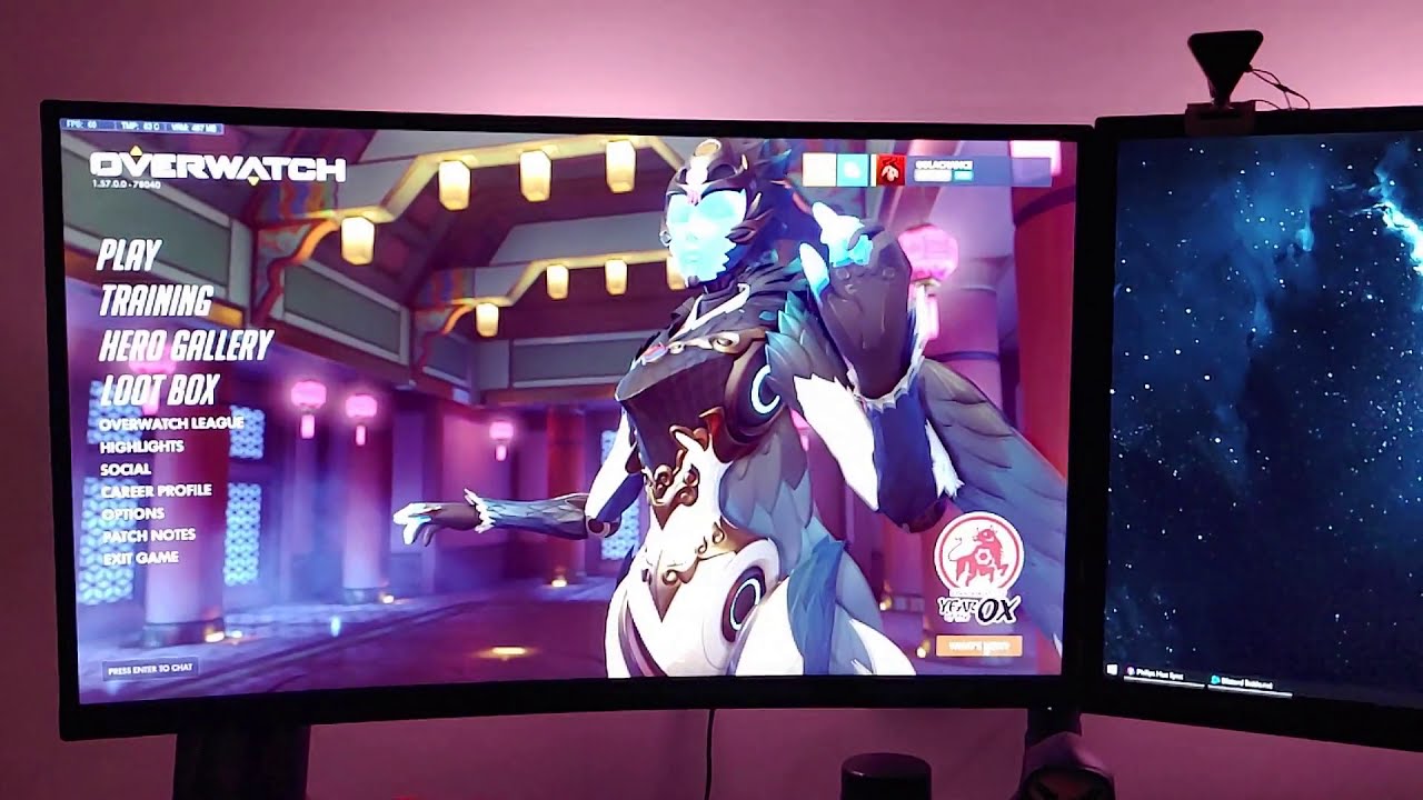 Overwatch + Philips hue lighting demo - YouTube