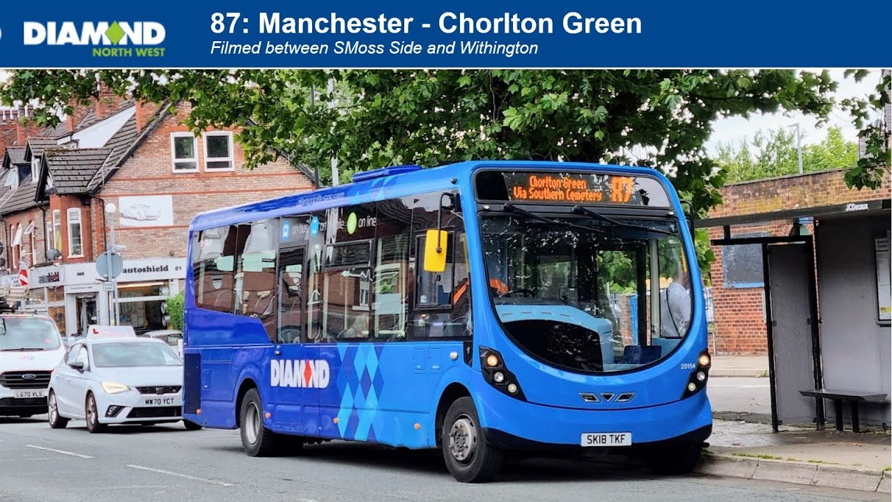 New bus, New route: Diamond Bus NW 87 service between Moss Side and ...